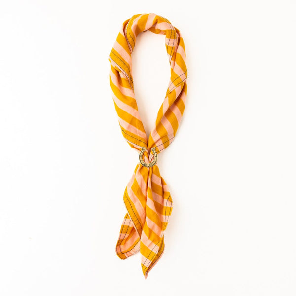 Harper Horseshoe Bandana Ring Brass Wholesale - INK+ALLOY - Wholesale